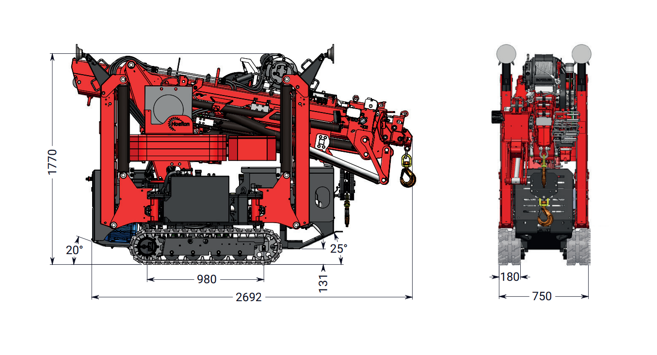 Hijstabellen Hoeflon C6e – Tomsom Compactlift